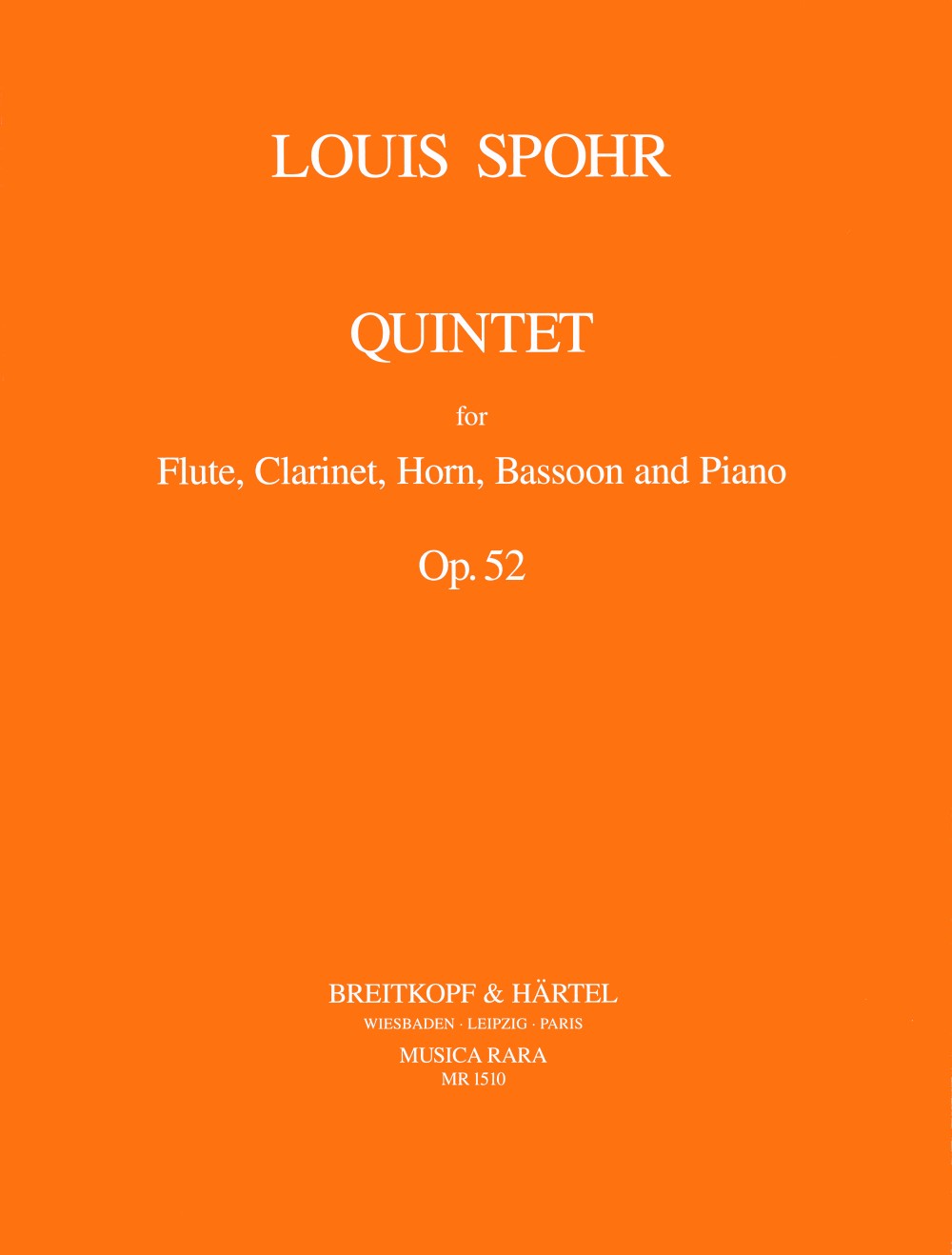 Louis Spohr - Quintett c-moll op. 52 | Breitkopf & Haertel